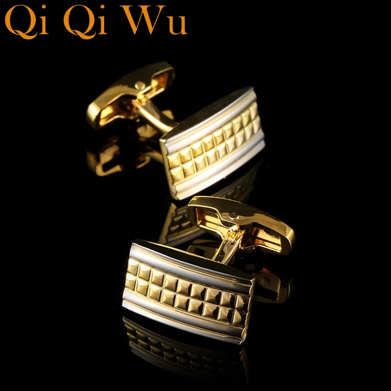 Luxury Shirt Cufflinks For Men's Brand Cuff Buttons Gold Cuff Links ...