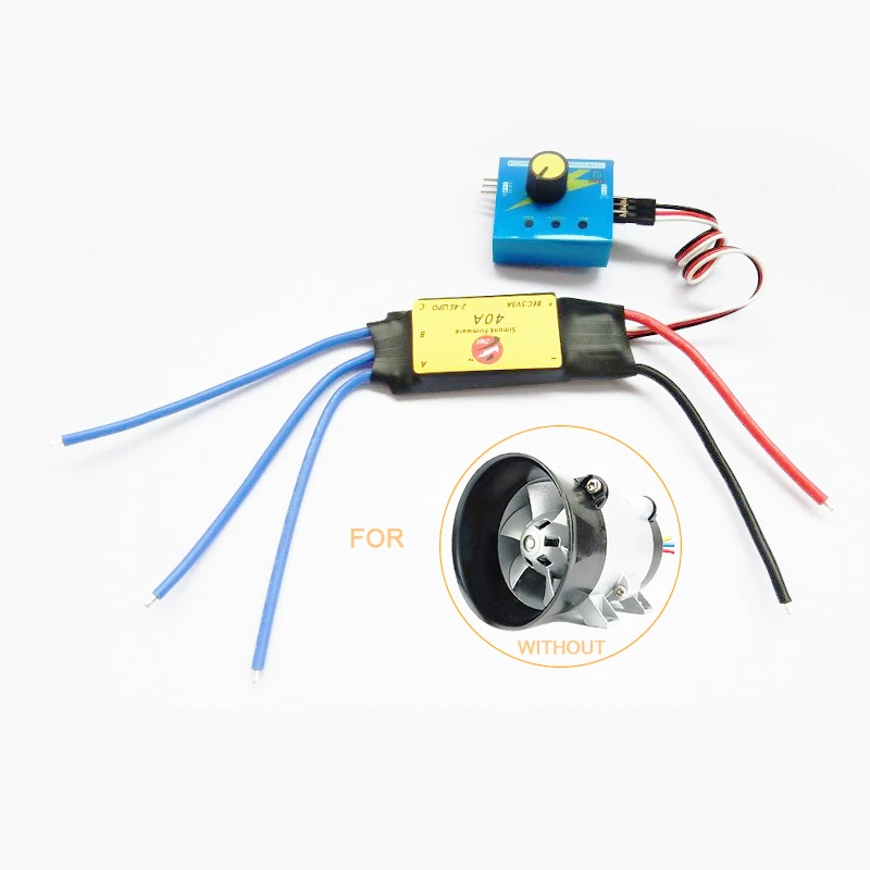 12V 40A ESC Drive Controller Max 480W for Car Electric Turbine Power ...