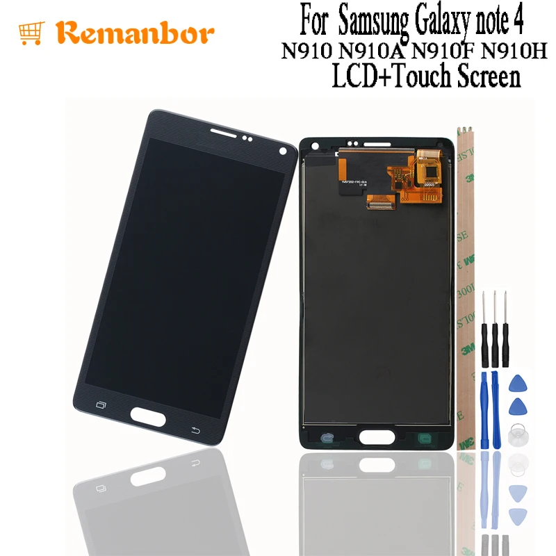 Remanbor para Samsung Galaxy Nota 4 LCD N910 N910A N910F N910H pantalla ...