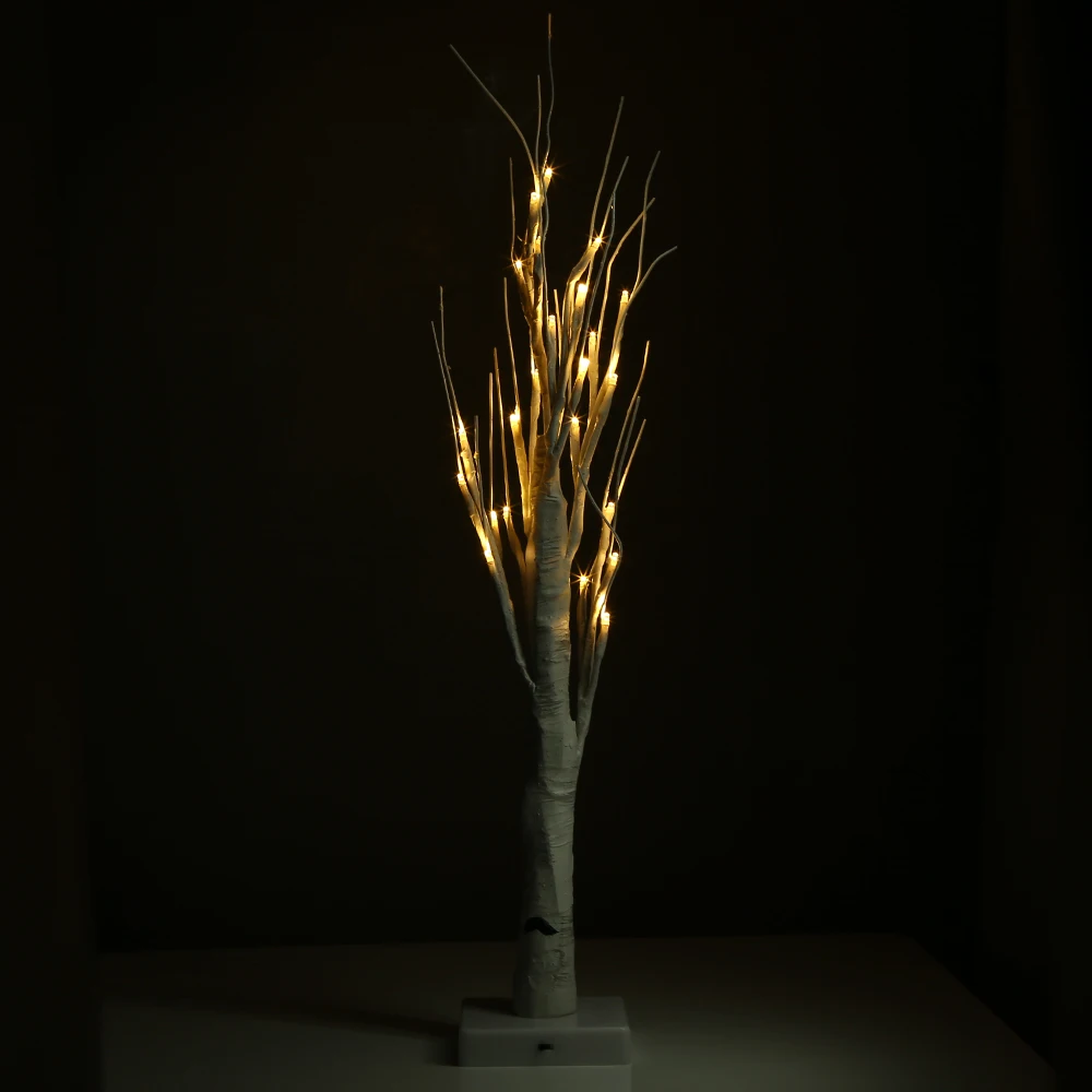 24 Leds Table Lamps With Bendable Branches Modern Led Tree Light Night