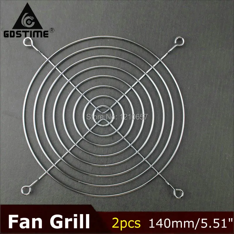 2Pieces-LOT-Gdstime-Fan-Protection-Net-Grille-14CM-140mm-Fan-Iron-Mesh ...