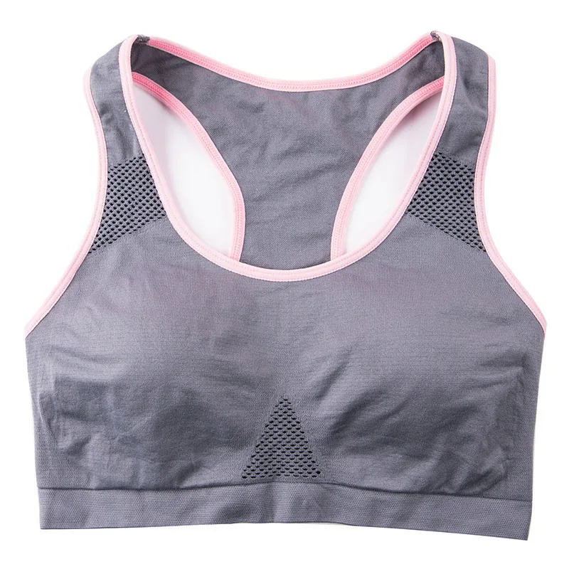 Breathable Yoga Bra High Stretch Breathable Top Fitness Women Padded ...