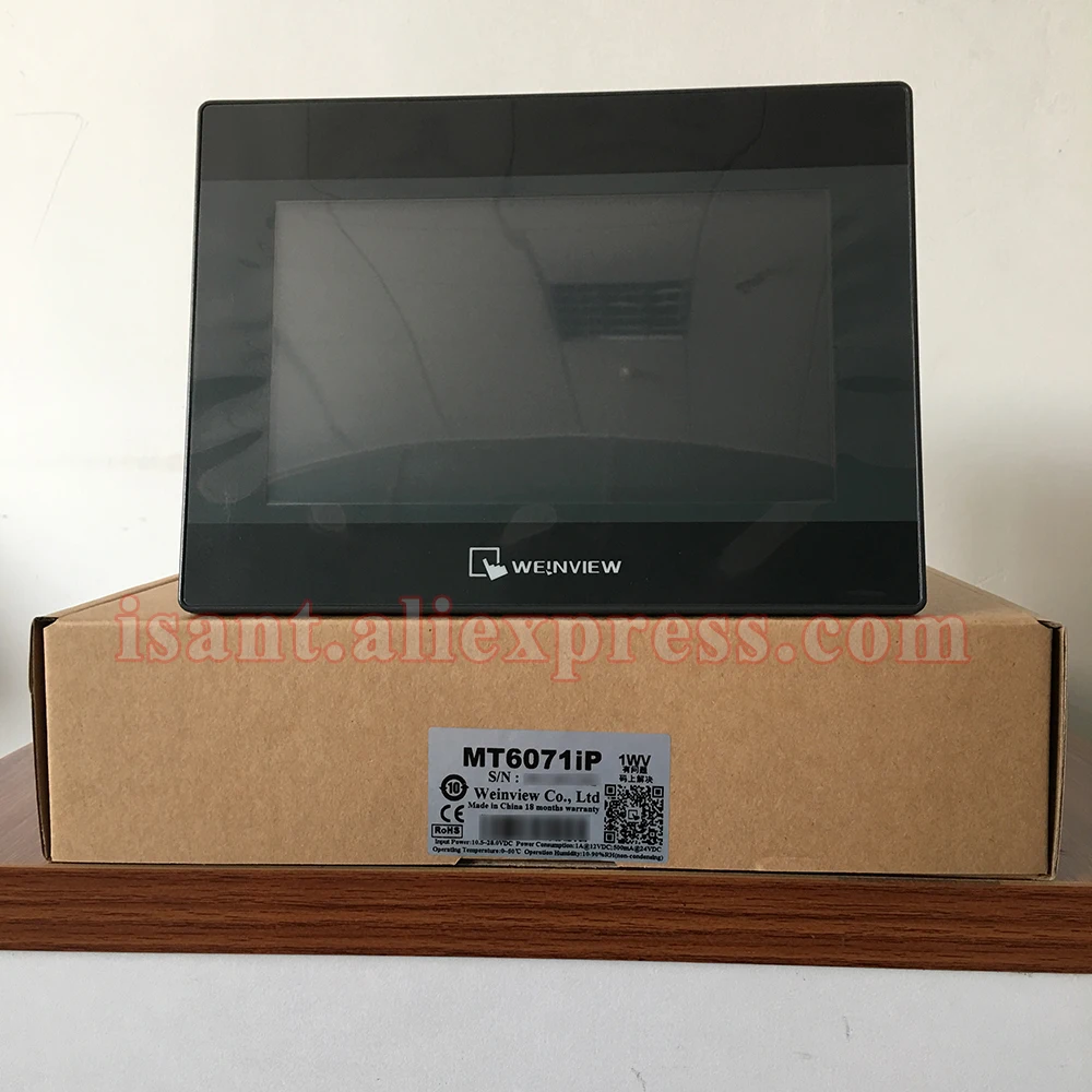 Weinview Mt8071ip Mt6071ip 7 "polegada Hmi, Com Ethernet Ou Host Usb ...