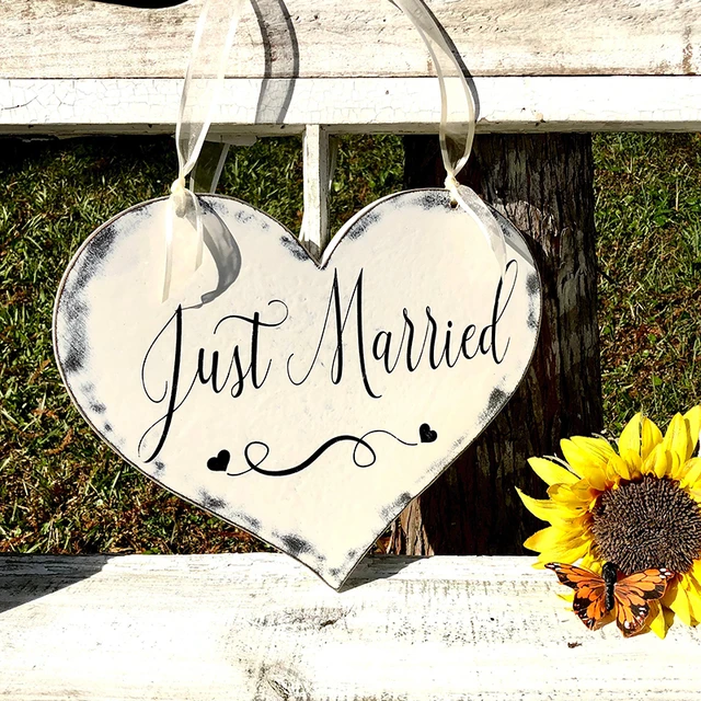 Just Married Sign