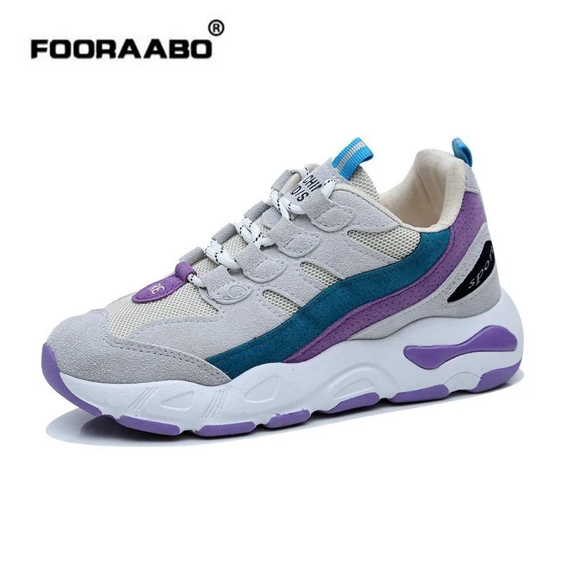Fooraabo Women Sneakers 2018 Fashion Casual Shoes Woman Comfortable ...