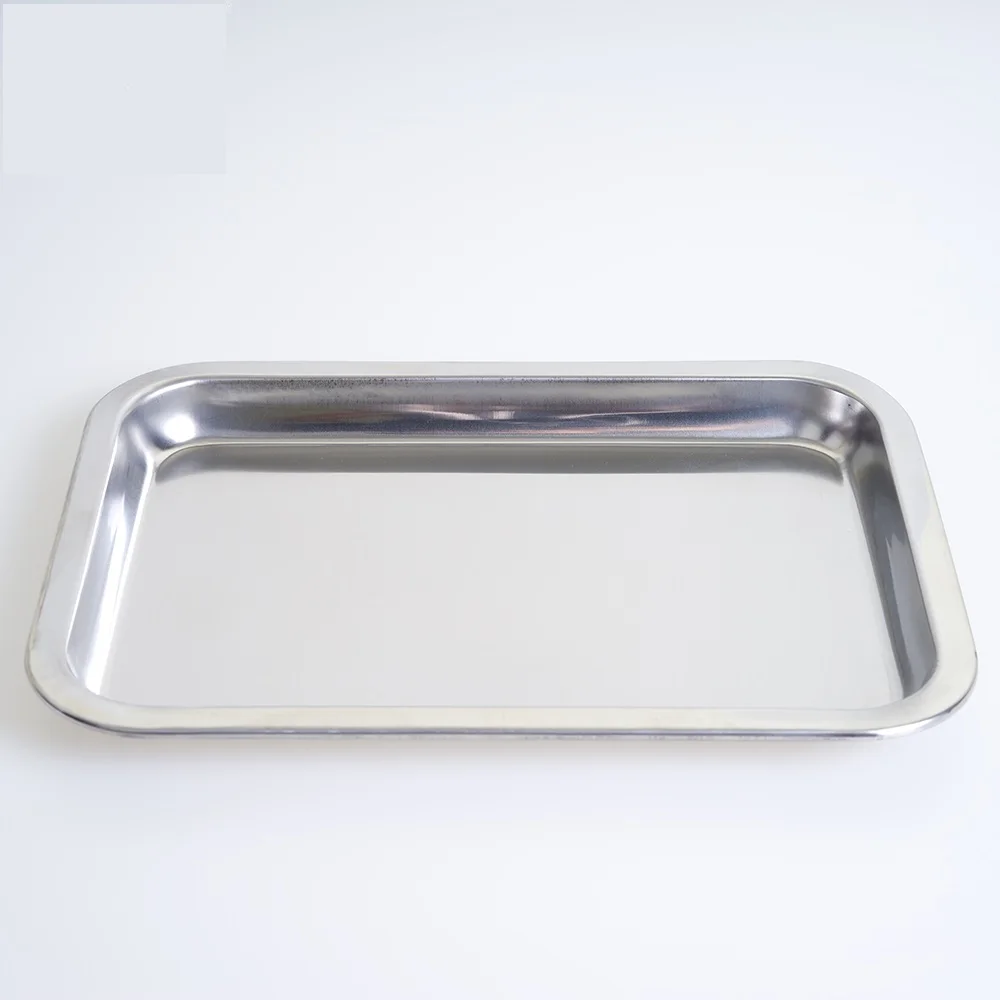 Baking Sheet Cookie Pan Tray Stainless Steel Steamed Rice Rolls Baking Mold Pan Household
