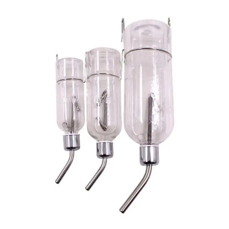 Pet Stainless Steel Ball Hanging Waterer Hamster Dog Automatic Water ...