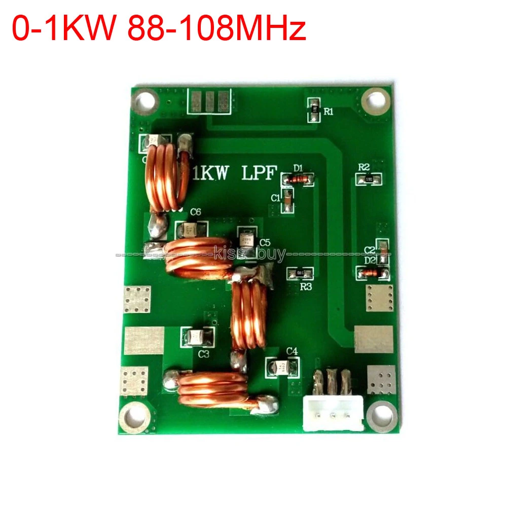 0-1kw 88mhz-108mhz Low Pass Filter Coupler Lfp For Fm Transmitter Ham ...