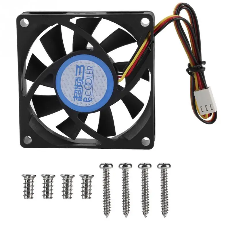 7cm 22CFM Powerful Wind Computer Case Fan 2500RPM Fast Heat Dissipation ...