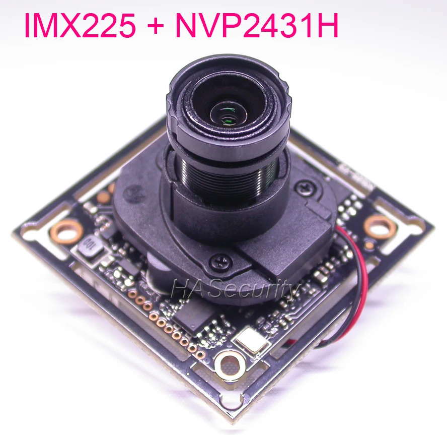 AHD M (720P) / CVBS 1/3 "Exmor IMX225 CMOS + NVP2431 CCTV 카메라 PCB 보드 모듈 ...