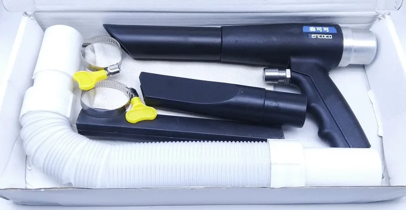 New 1pcs 2 In1 Pneumatic Vacuum Cleaner Gun Blowing Guns With 2 Nozzle ...
