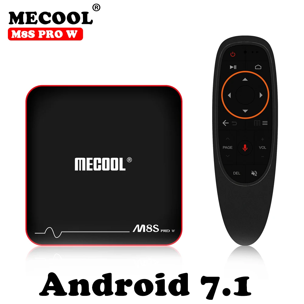 MECOOL M8S PRO W TV Android Box Android 7.1 Amlogic S905W TV Box 1GB ...