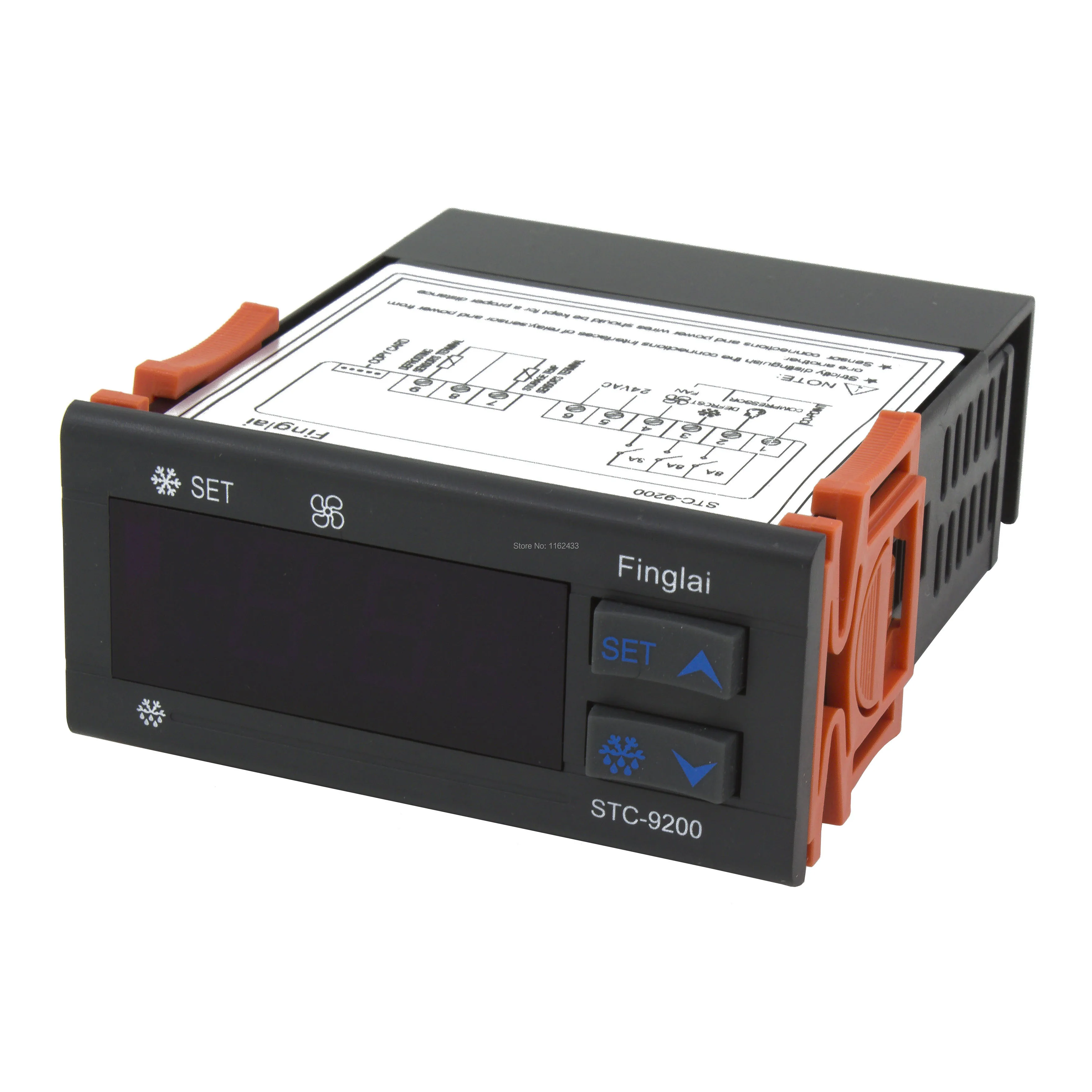 STC 9200 AC / DC 24V temperature controller with refrigeration defrost ...
