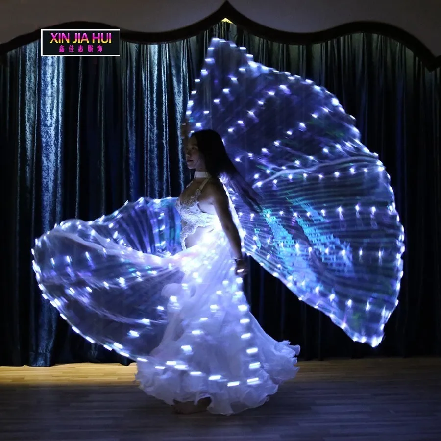 Dancing Girl Womens Led Lights Costumes Kleidung Costume Luminescence ...