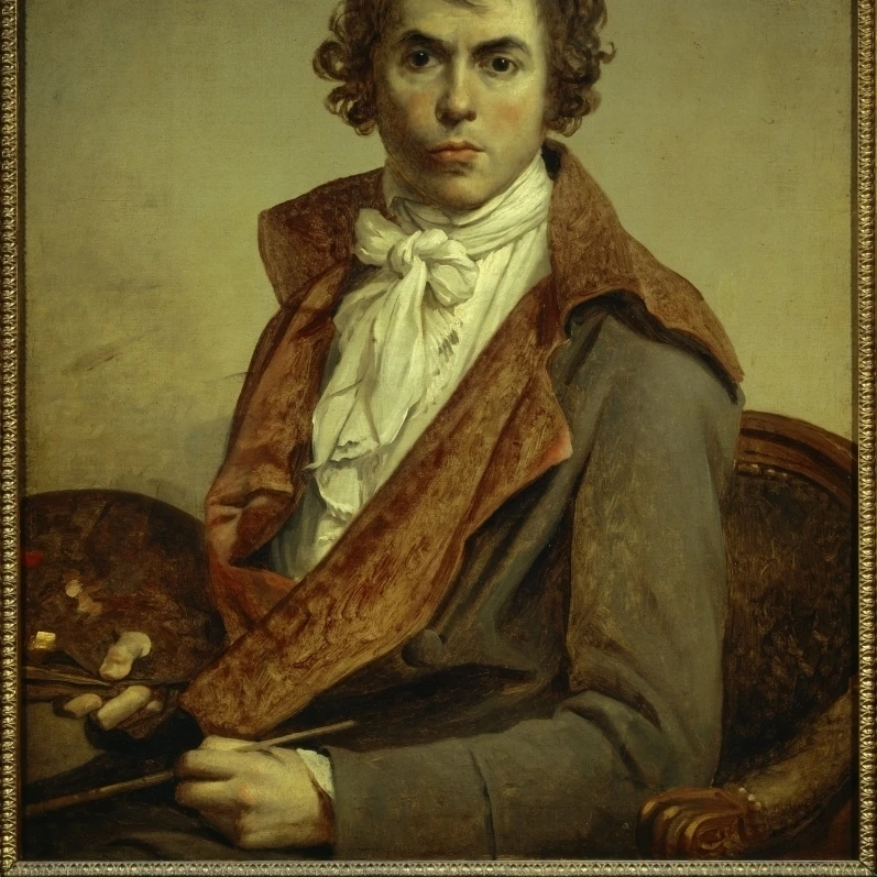 1419 Jacques Louis David (1748 1825) French School Poster Print (18 x ...