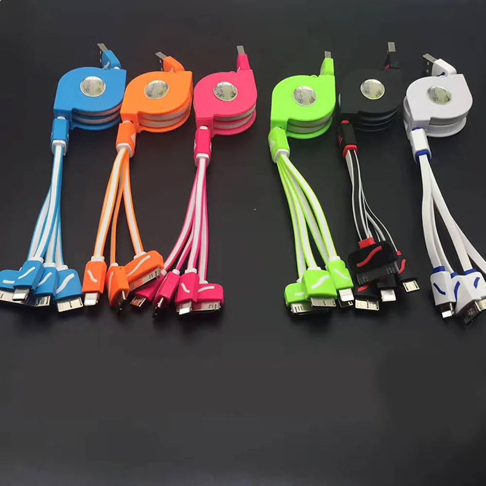 General Combined Charging Transmission Line Retractable Metal Braided ...