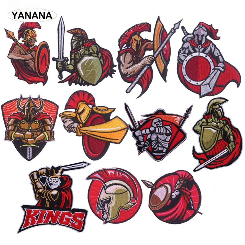Spartacus Embroidery Clothes Patch Clothing Accessories Decals Iron On ...