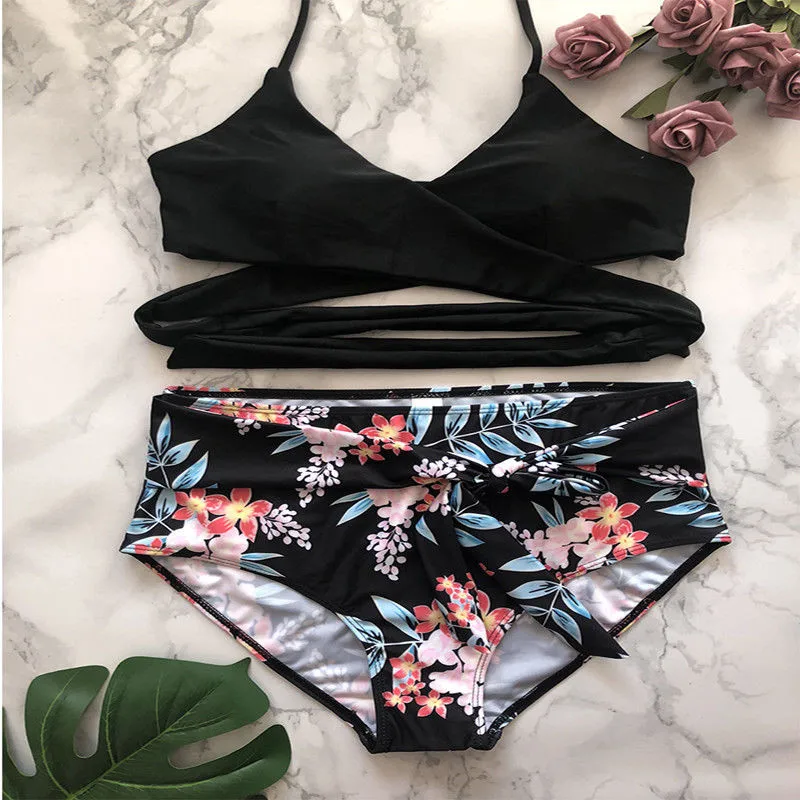 Sexy women beach swimwear biquinis bandage bathing swimsuits Brazilian ...