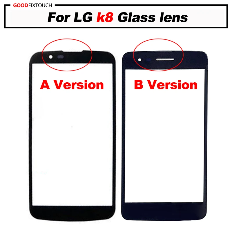 for-LG-K8-Glass-lens-LCD-front-glass-new-Replacement-For-LG-K8-K371 ...