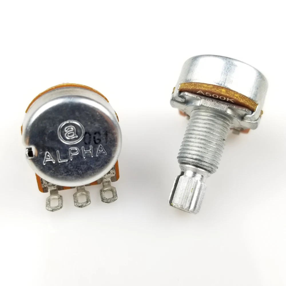 Potentiometer 1 A500k B500k Electric Guitar Bass Volume Set - AliExpress