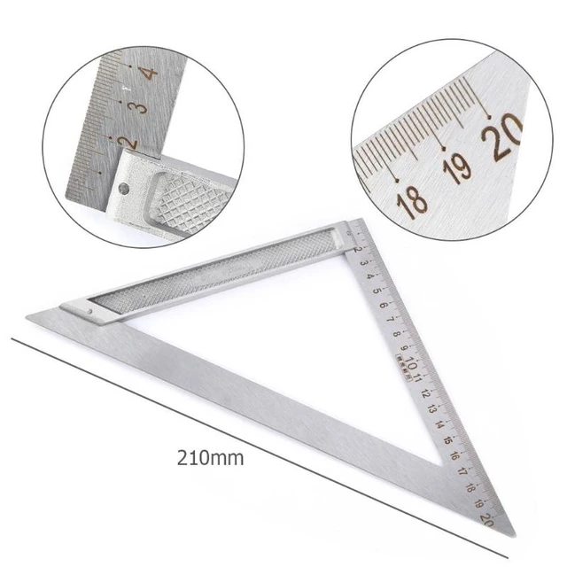 Steel Triangle Ruler