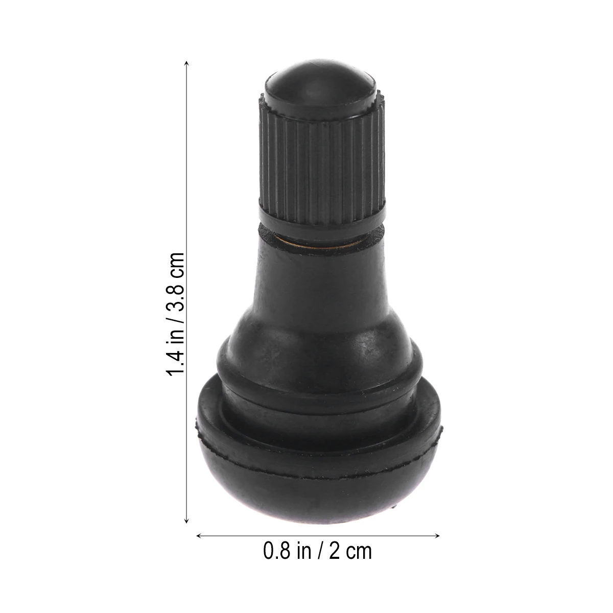 8 Pcs Black TR-412 Rubber Snap-In Valve Stems Tire Tyre Valve Stems Car ...