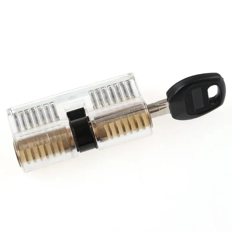 Acrylic Stainless Steel Transparent Visible Practice Cutaway Lock with ...