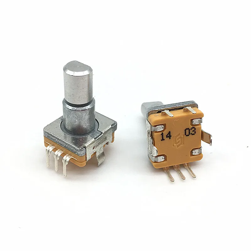 5pcs /lot Rotary Encoder Switch EC11 With Push Switch Self Return 5pin ...