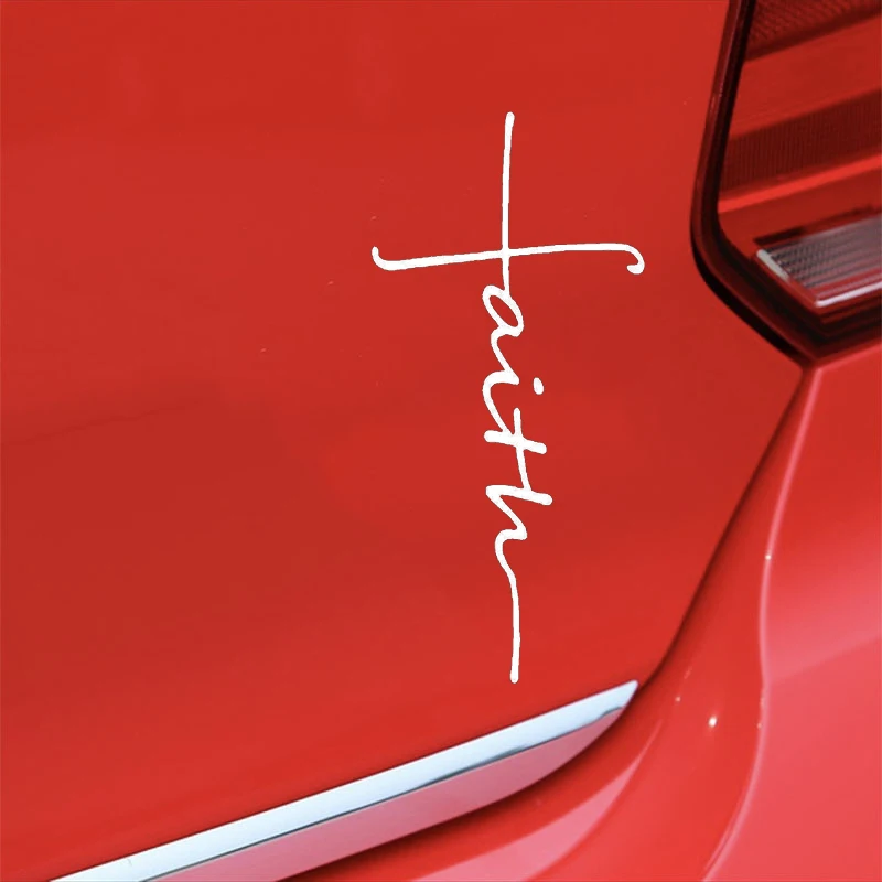 15-7-2cm-Faith-Cross-Decal-Cars-Boats-Motorcycle-Helmet-Sticker-Rear ...