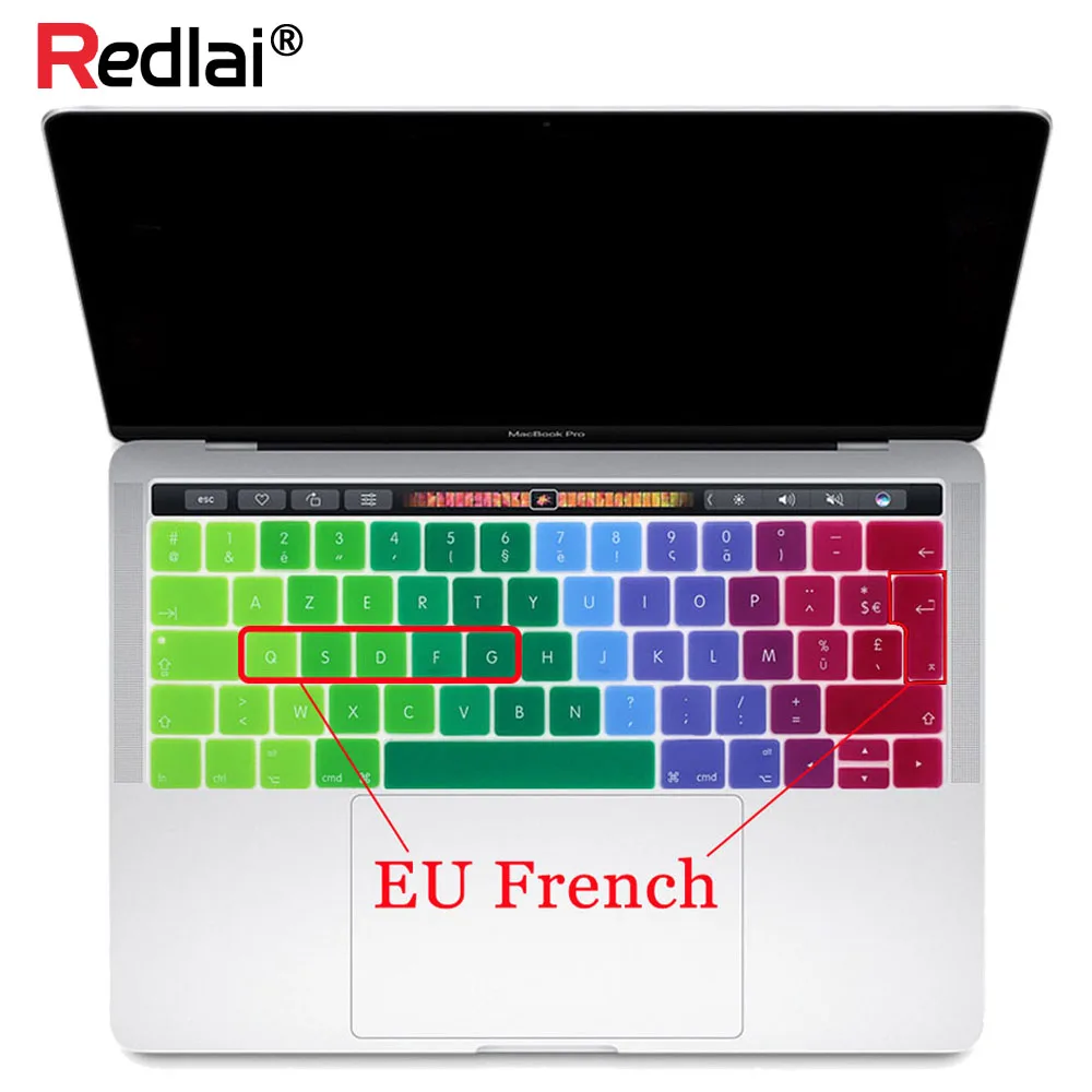EU-French-Translucent-Silicone-Keyboard-Cover-For-New-Macbook-Pro ...