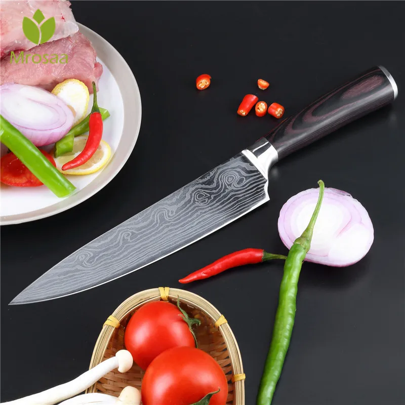 High quality 8"inch Utility Chef Knife Stainless steel Vegetable ...