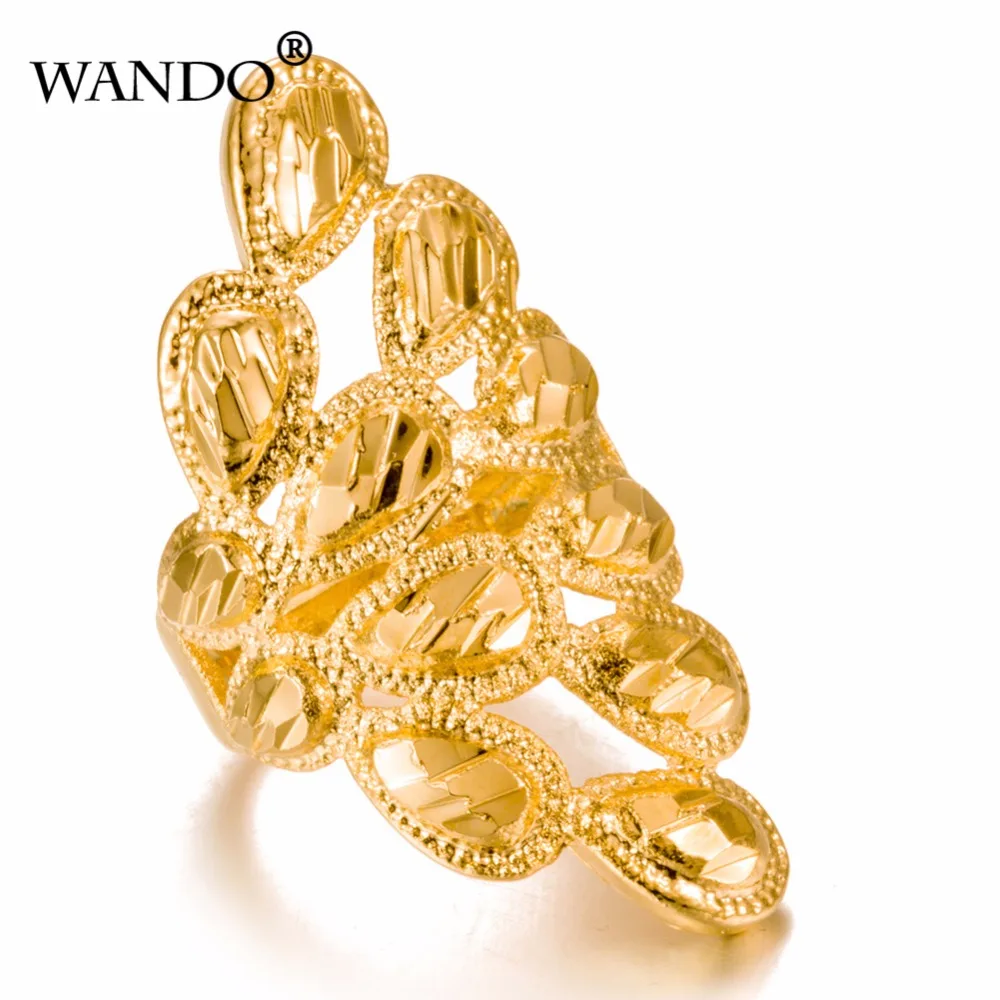 Dubai Rings Classic Can Free size Phoenix's Gold Color Rings For Women ...