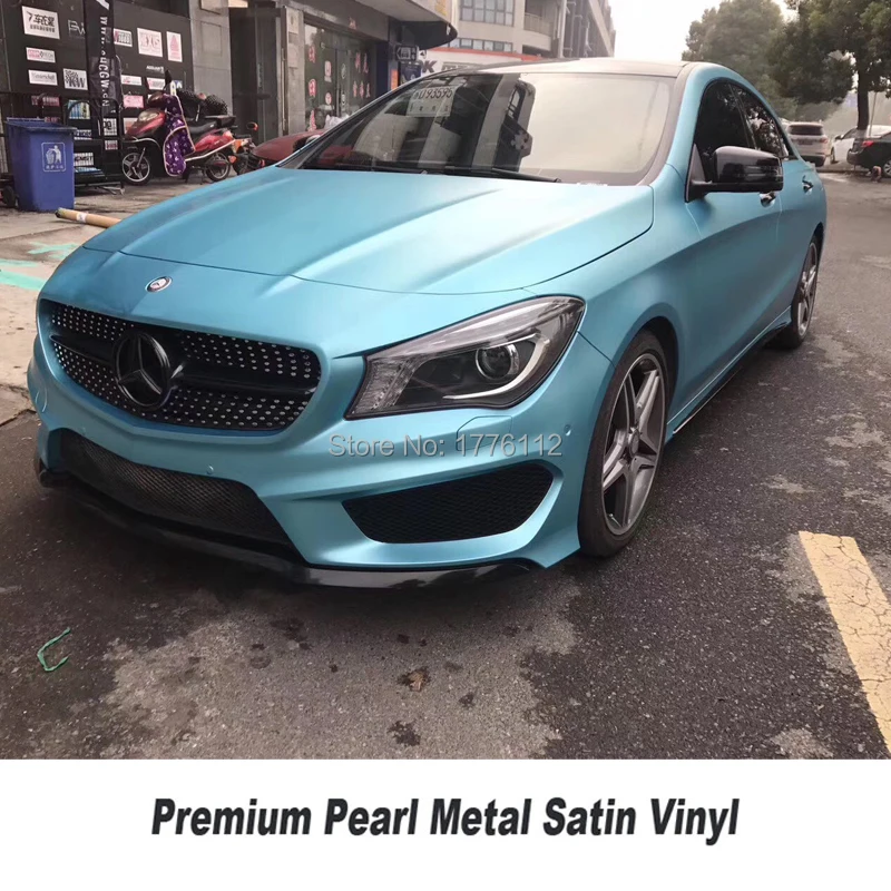 Aliexpress.com : Buy Highest quality azure blue matte metallic vinyl ...