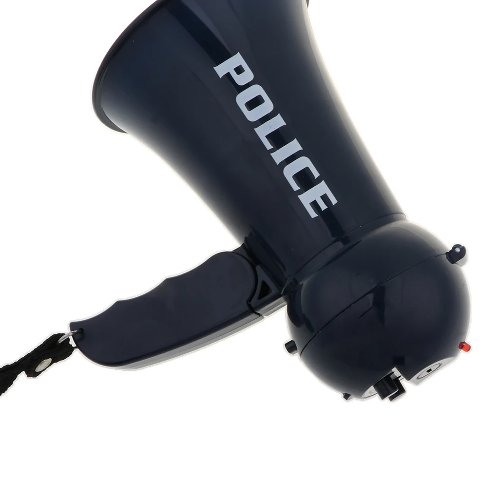 Toys Police Megaphone w/ Siren Sounds Handcuff Spontoon for Policeman ...