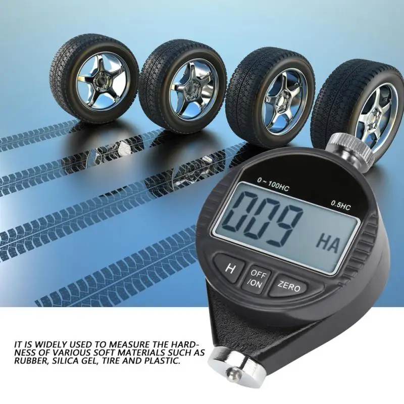 Tire Durometer High Accuracy Hardness Tester Digital 100HD C Durometer ...