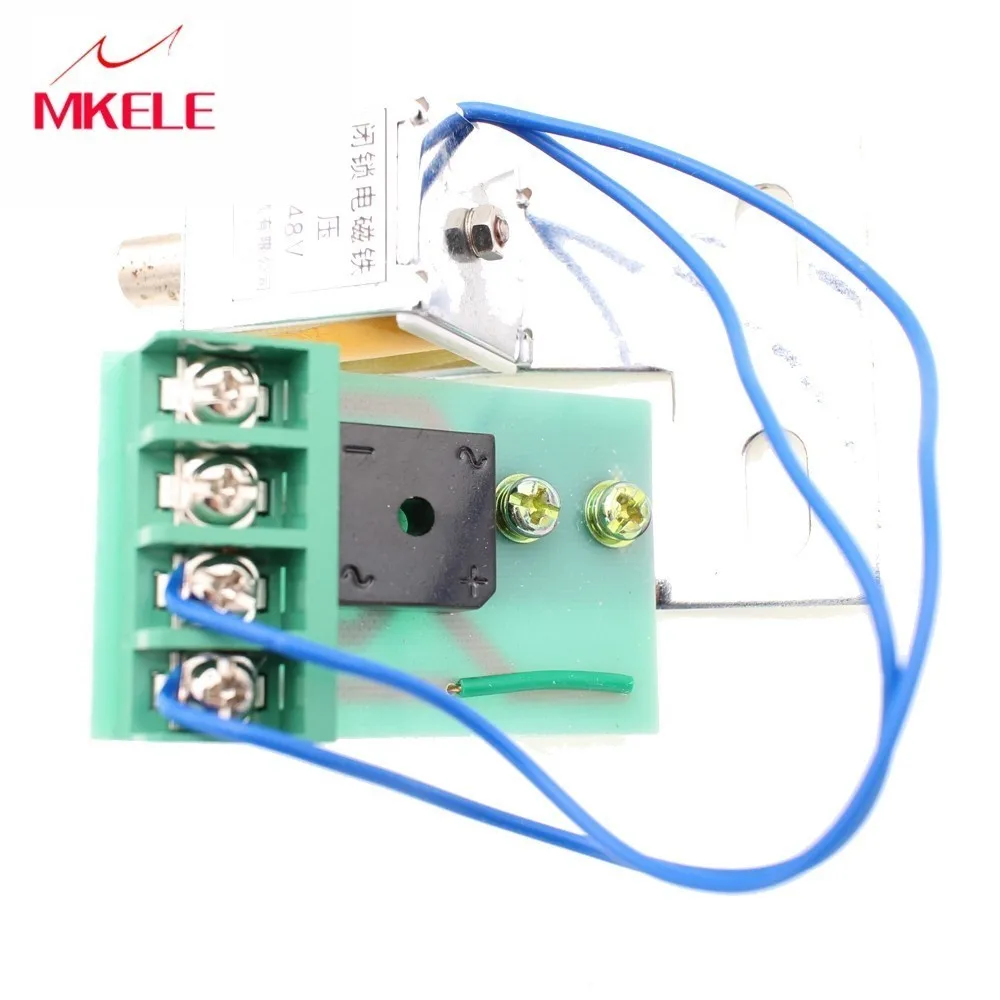 Dc 24v 48v 110v 220v Mini Size Solenoid Electromagnetic Electric ...