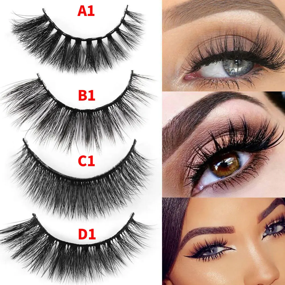 Aliexpress.com : Buy 3 Pairs Natural False Eyelashes Long Thick Fake ...
