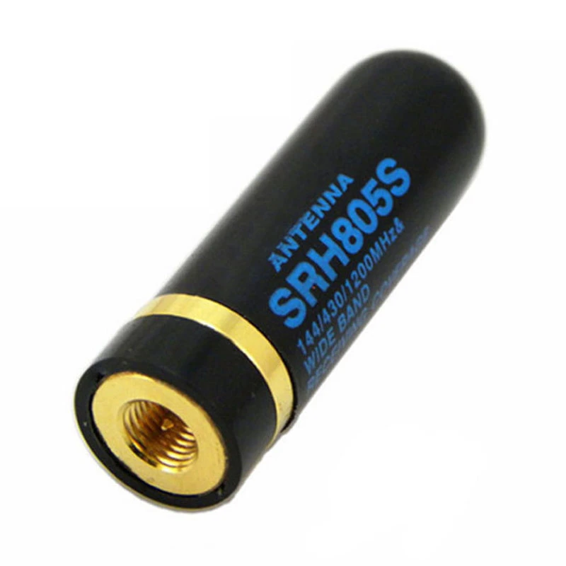 Srh805s Dual Band Uhf+vhf Antenna Sma Male For Baofeng Uv3r Uv100 Linton Lt6100 Lt6188 Yaesu ...