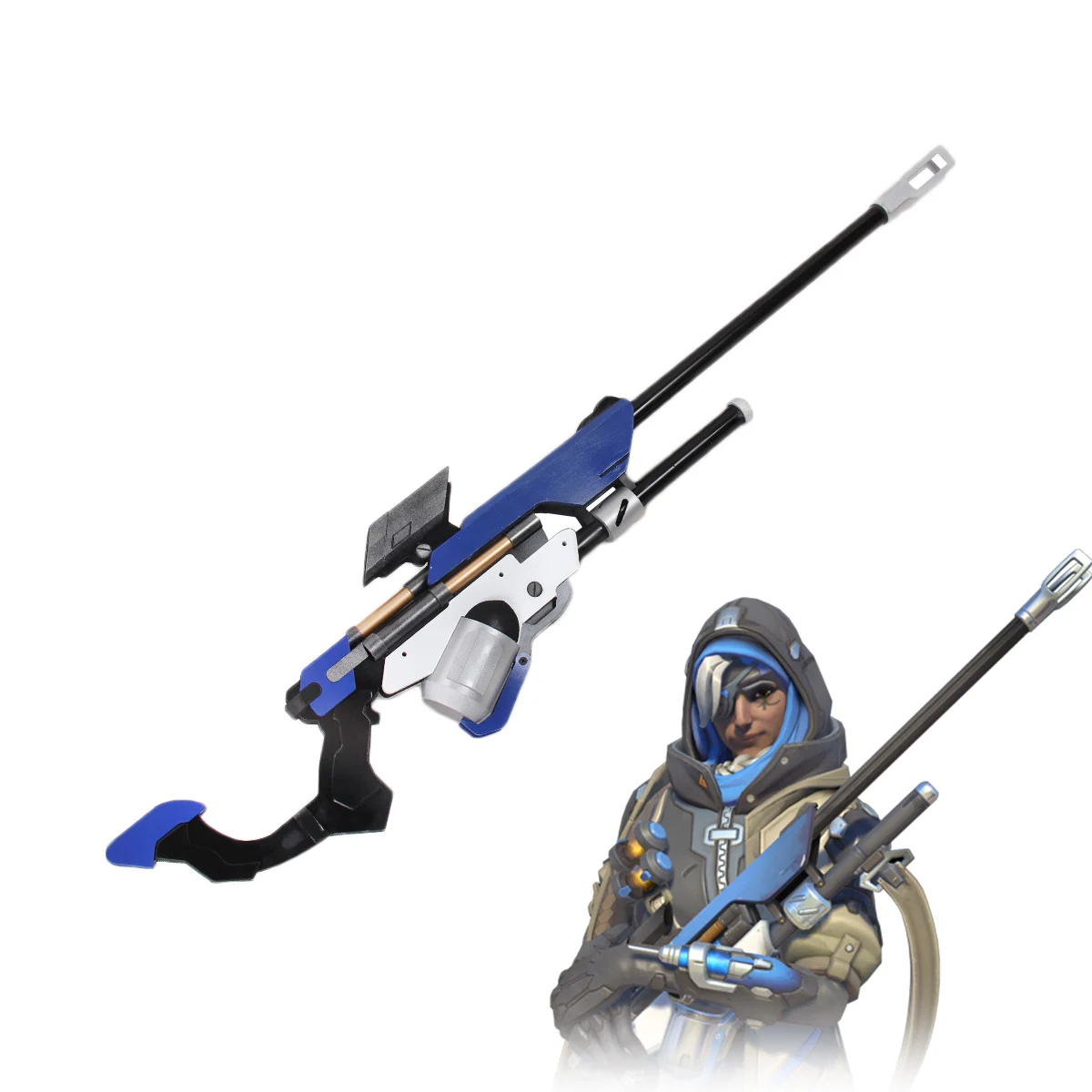 OW Ana Biotic ปืนไรเฟิลอาวุธ PVC คอสเพลย์ Prop 47"|พร็อพเครื่องแต่งกาย ...