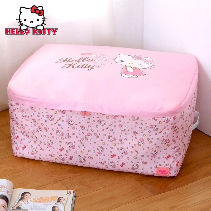 Hello Kitty Clothes Toys Storage Kawaii Box Home Pantry Organizer ...