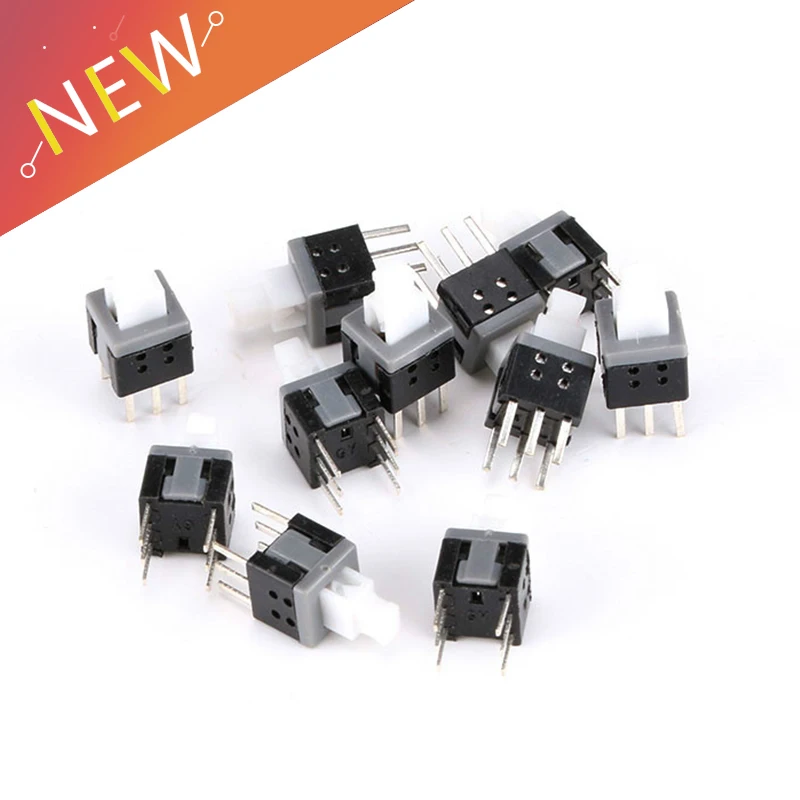 20Pcs/lot6 pin Button switch 6-pin-switch 5.8*5.8MM Double-row Self ...
