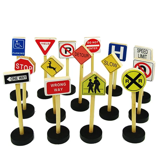 Kinetic Sand Construction Set MagicLULU Toy Traffic Signs Set - Mini ...
