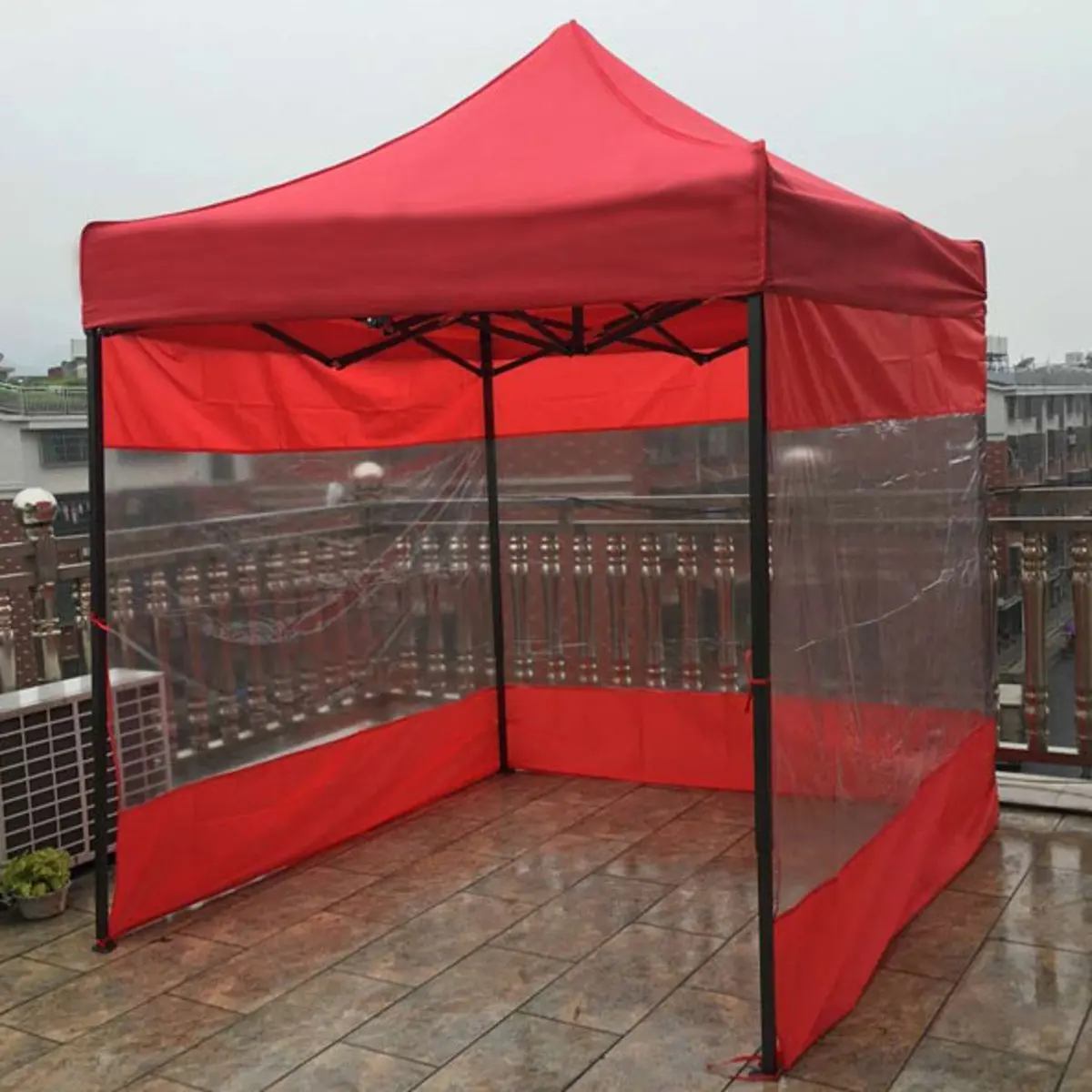 Polyester Taffeta Canopy Side Wall Carport Garage Enclosure Shelter ...