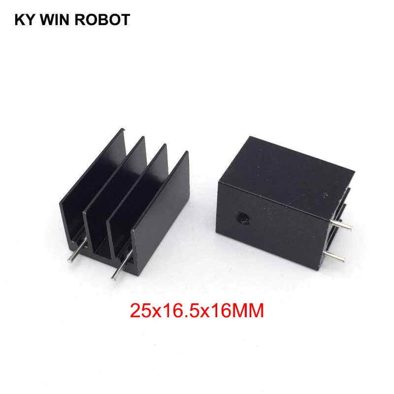 10 pcs Aluminium TO-220 Heatsink TO 220 Heat Sink Transistor Radiator ...