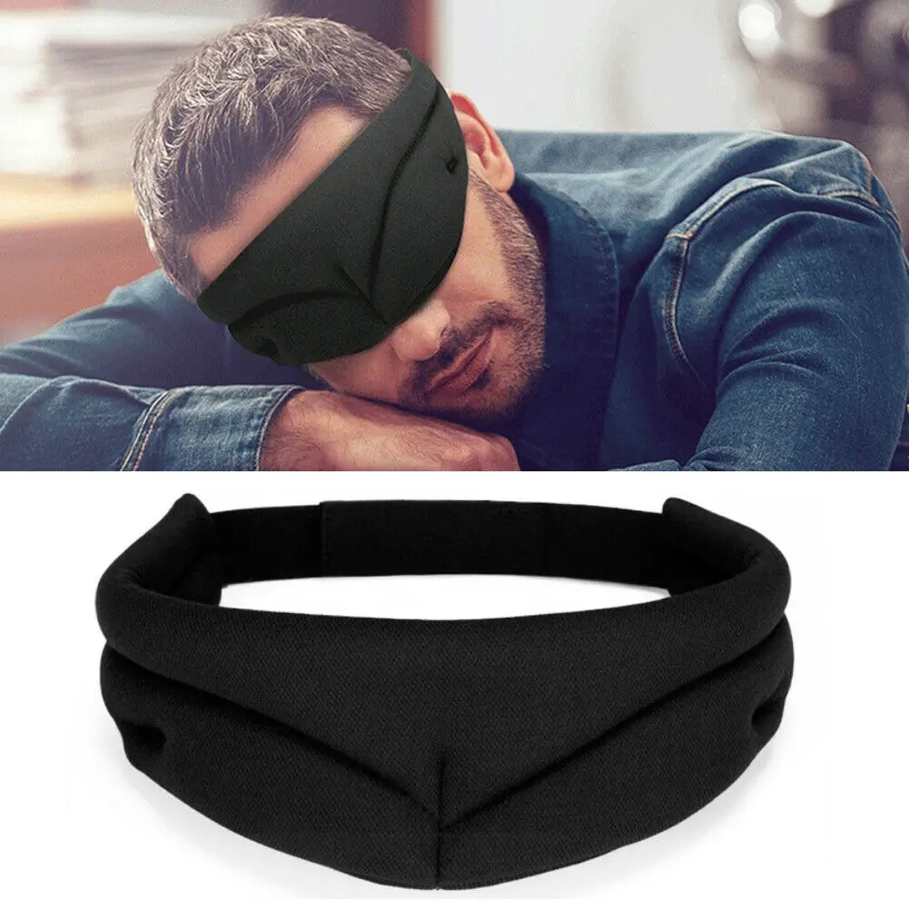 2019 New Travel Sleep Eye Mask 3d Memory Foam Padded Cover Sleeping