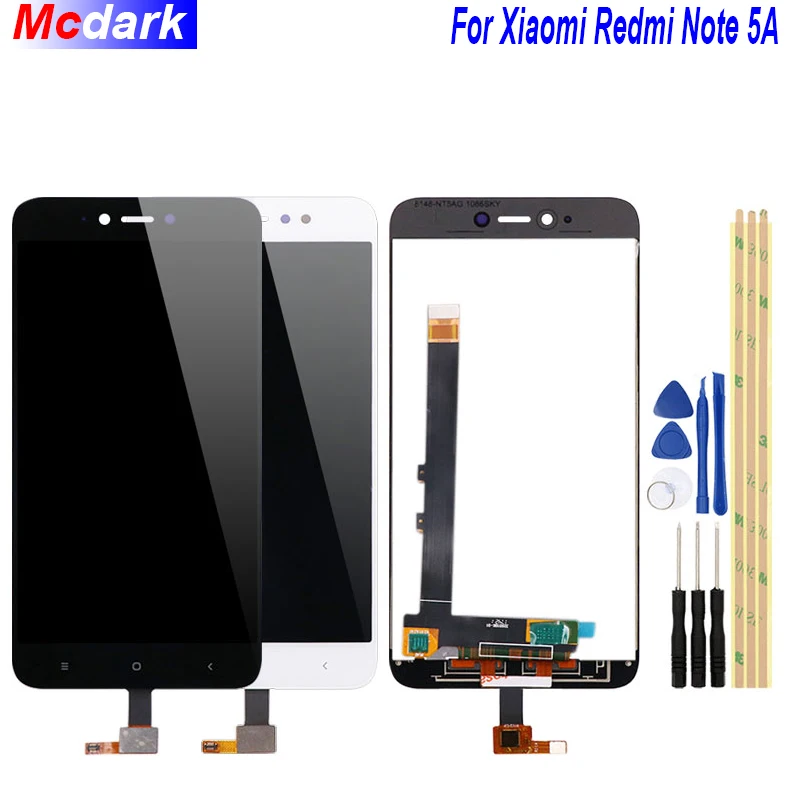 Mcdark For Xiaomi Redmi Note 5A LCD Display Touch Screen Digitizer Assembly Replacement For ...