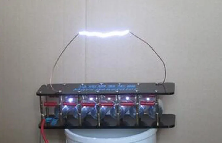 Gerador de marx de 6 estágios tesla arc pulse generator kit faça você ...