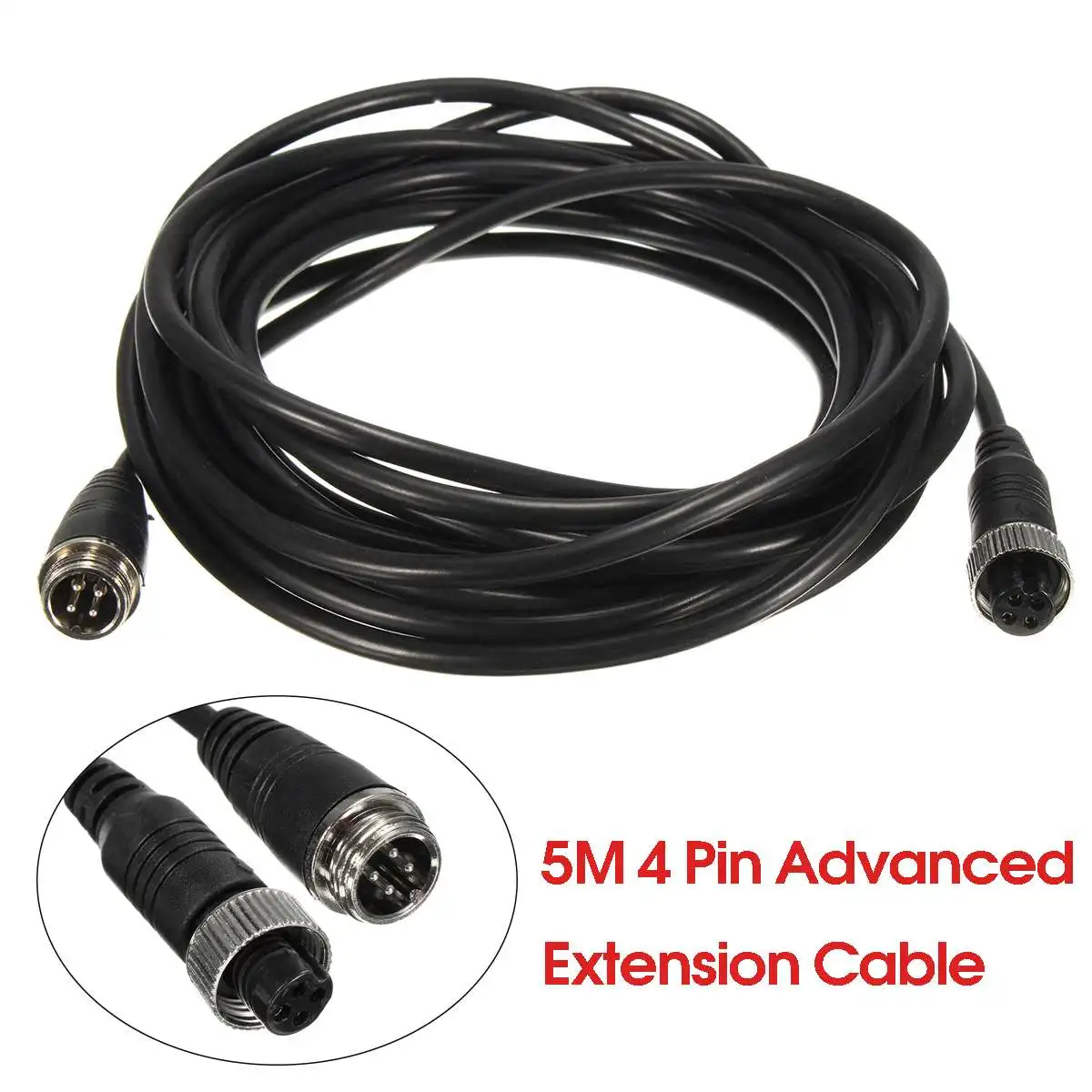 5M 4 Pin Female To 4 Pin Male Connector Advanced Extension Cable For ...