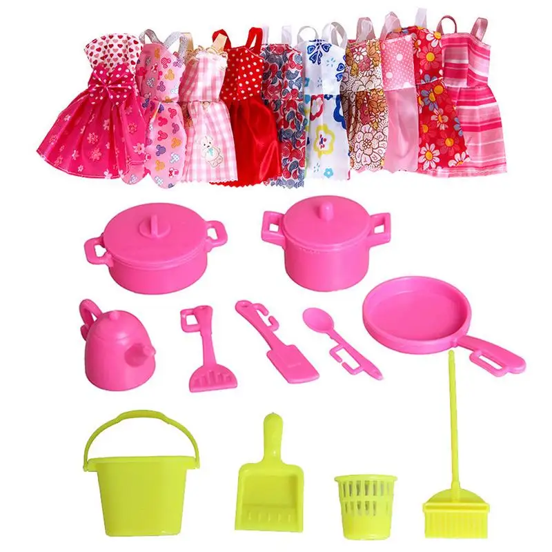 85-Piece Barbie Doll Clothing and Accessories Set - Perfect for Girls ...