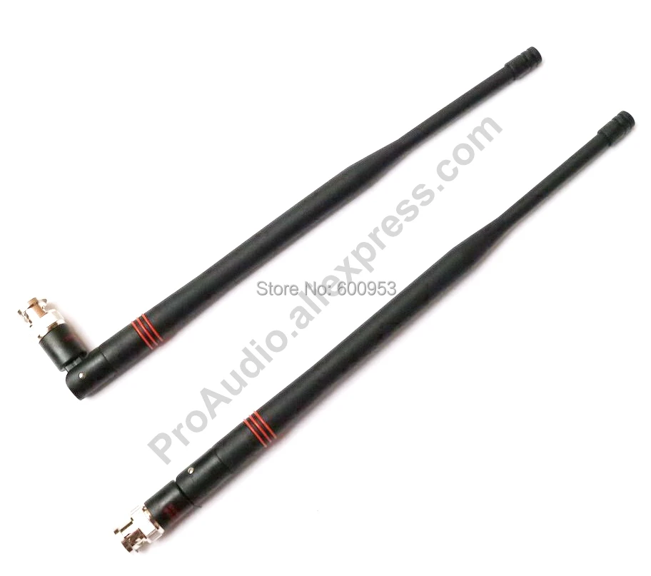 2pcs /lot Uhf 470mhz-542mhz Antenna Bnc Connectors For Shure Uc/ub/slx ...